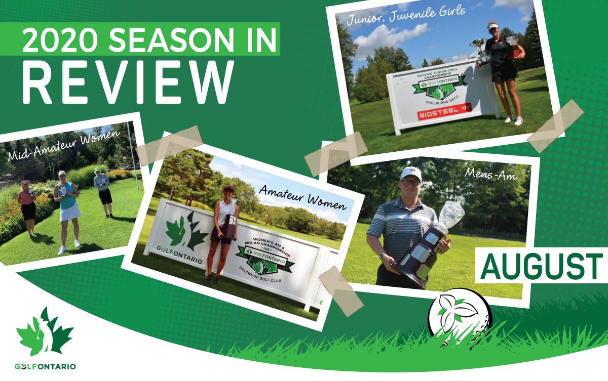 Golf Ontario Summer 2020 Recap: August Edition - Golf Ontario