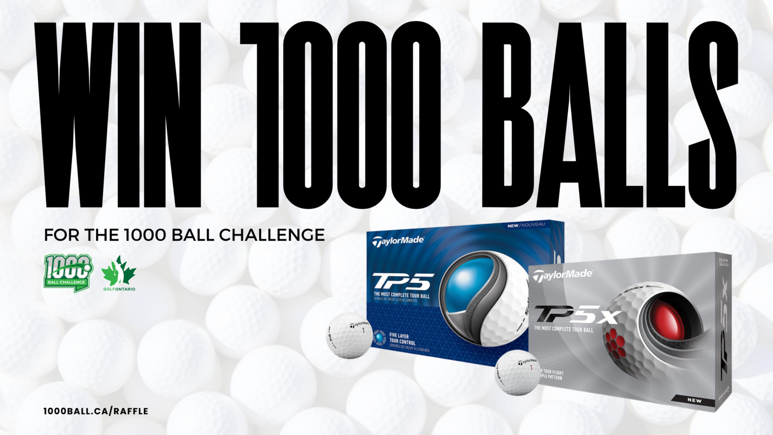 Donate Today and Win 1,000 Golf Balls! - Golf Ontario