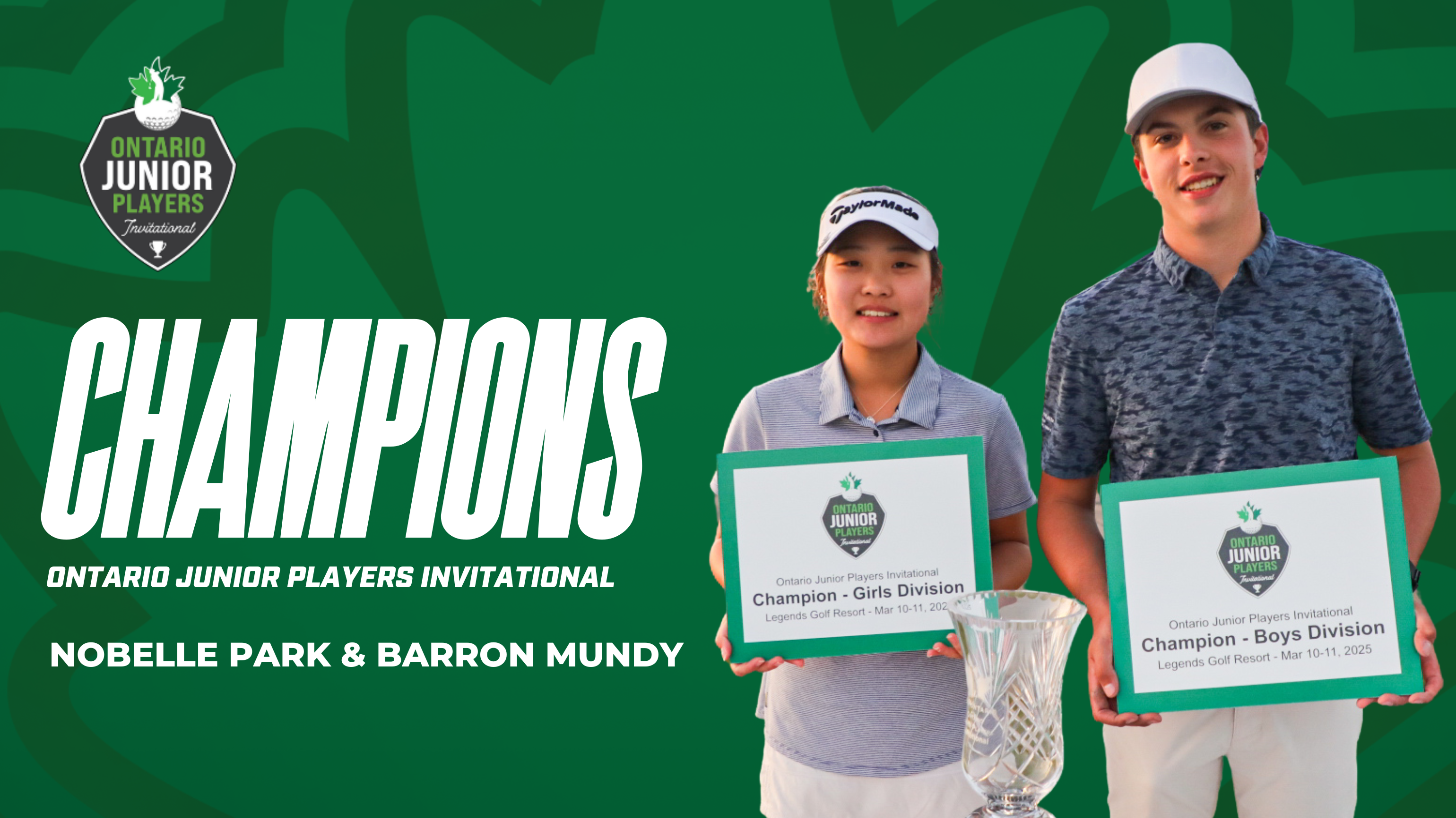 Park and Mundy Claim Victory at Ontario Junior Players Invitational ...