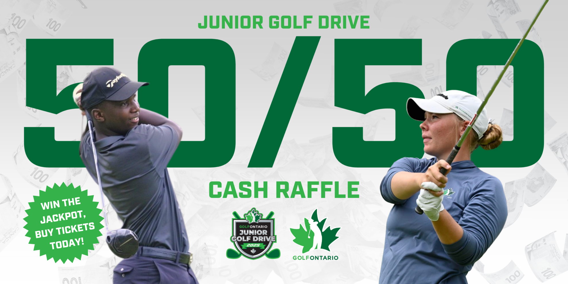 Golf Ontario’s 50/50 Cash Raffle is LIVE — Win Cash and Support the ...