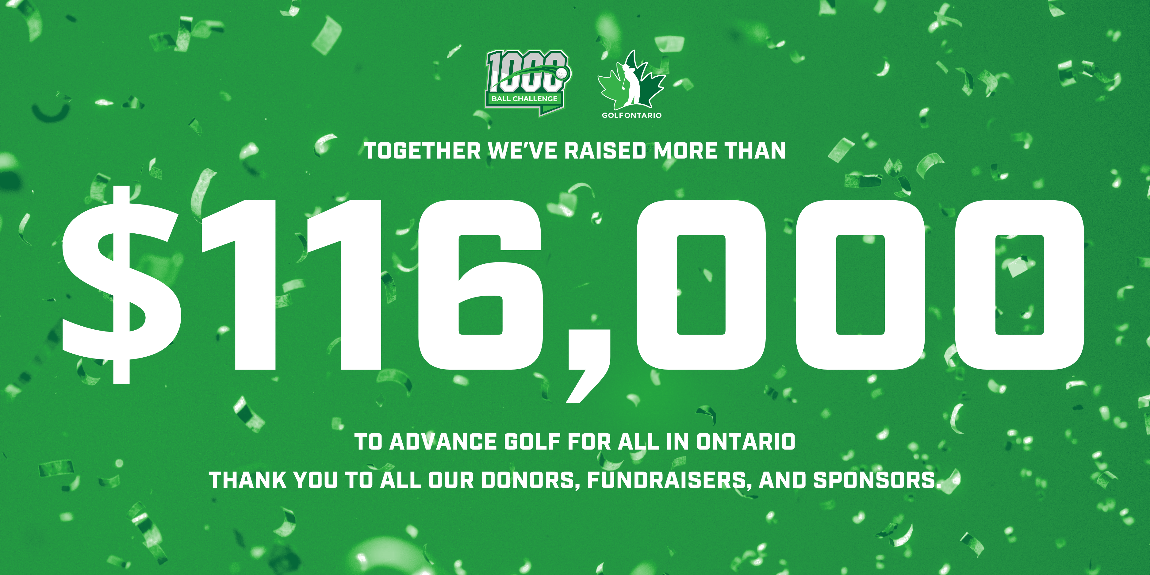 Community Support Drives 1000 Ball Challenge Success - Golf Ontario